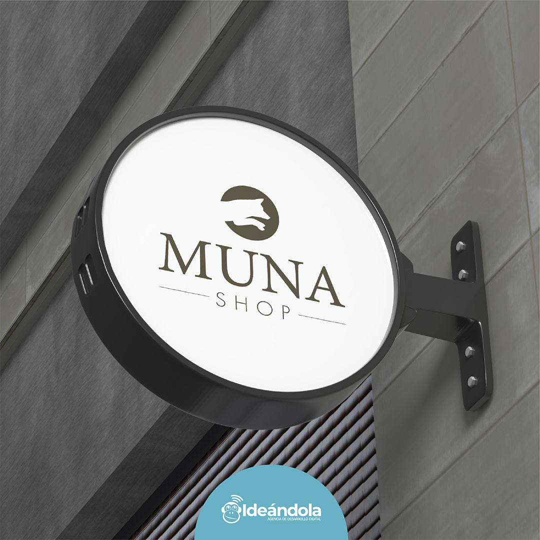 Muna Shop identidad corporativa